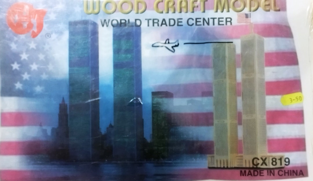 3D Plywood World Trade Center Model WTC 9/11 - Etsy