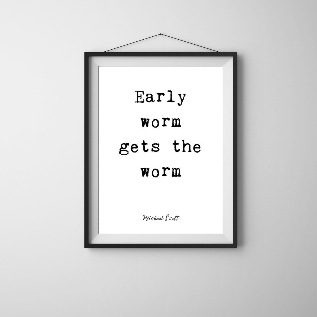 The Office Motivational Quote Print Printable Poster Art Instant ...