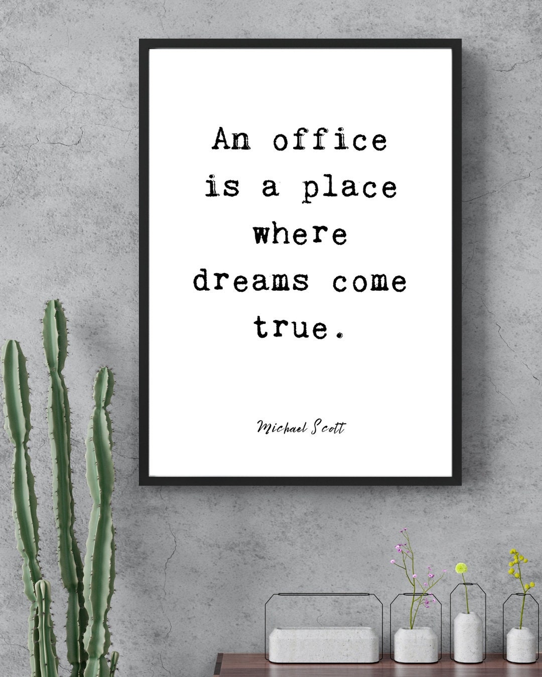 The Office Motivational Quote Print Printable Poster Art Instant ...
