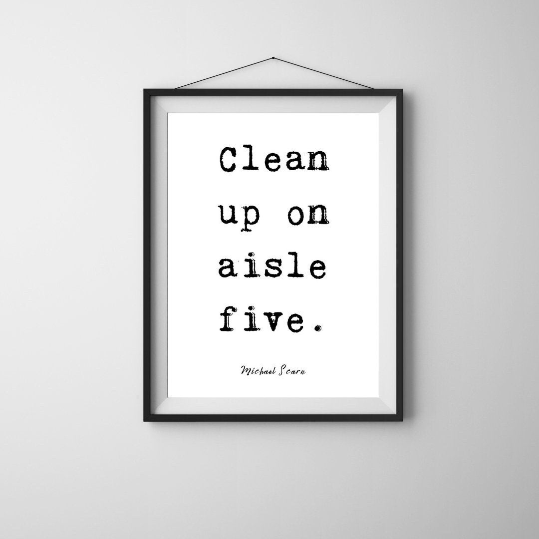 The Office Motivational Quote Print Printable Poster Art Instant ...