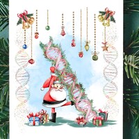 DNA Card | Genetics | Biology Printable Blank Card - Etsy