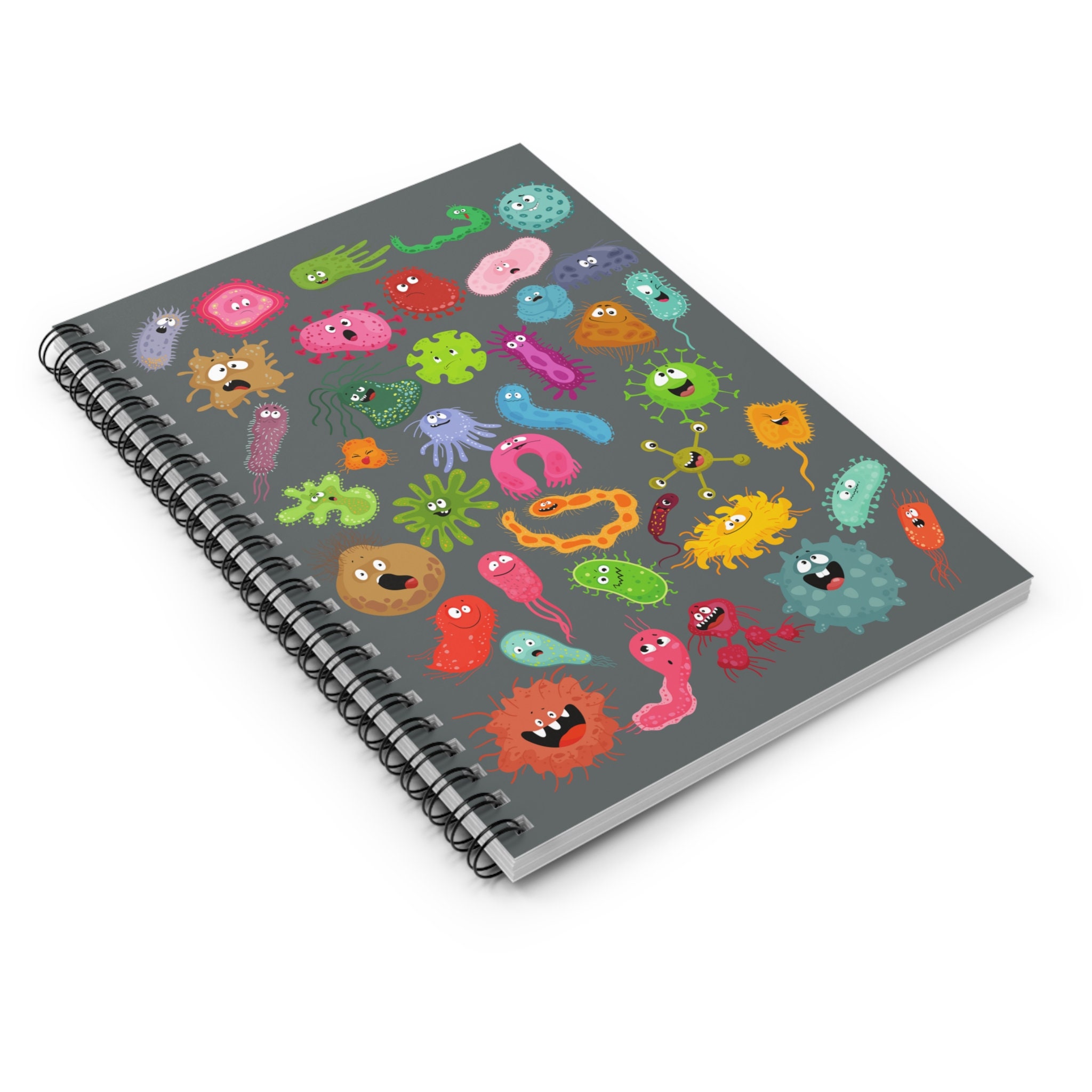 Microbiology Gift Spiral Notebook New Microbiologist Journal Biology ...