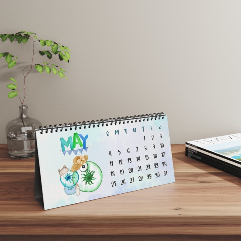 Microbiology Biology Desk Calendar 2025, Immunology Monthly 2025 ...