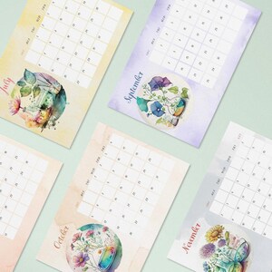 Calendar 2025 Printable Science Laboratory, Printable Monthly Planner ...