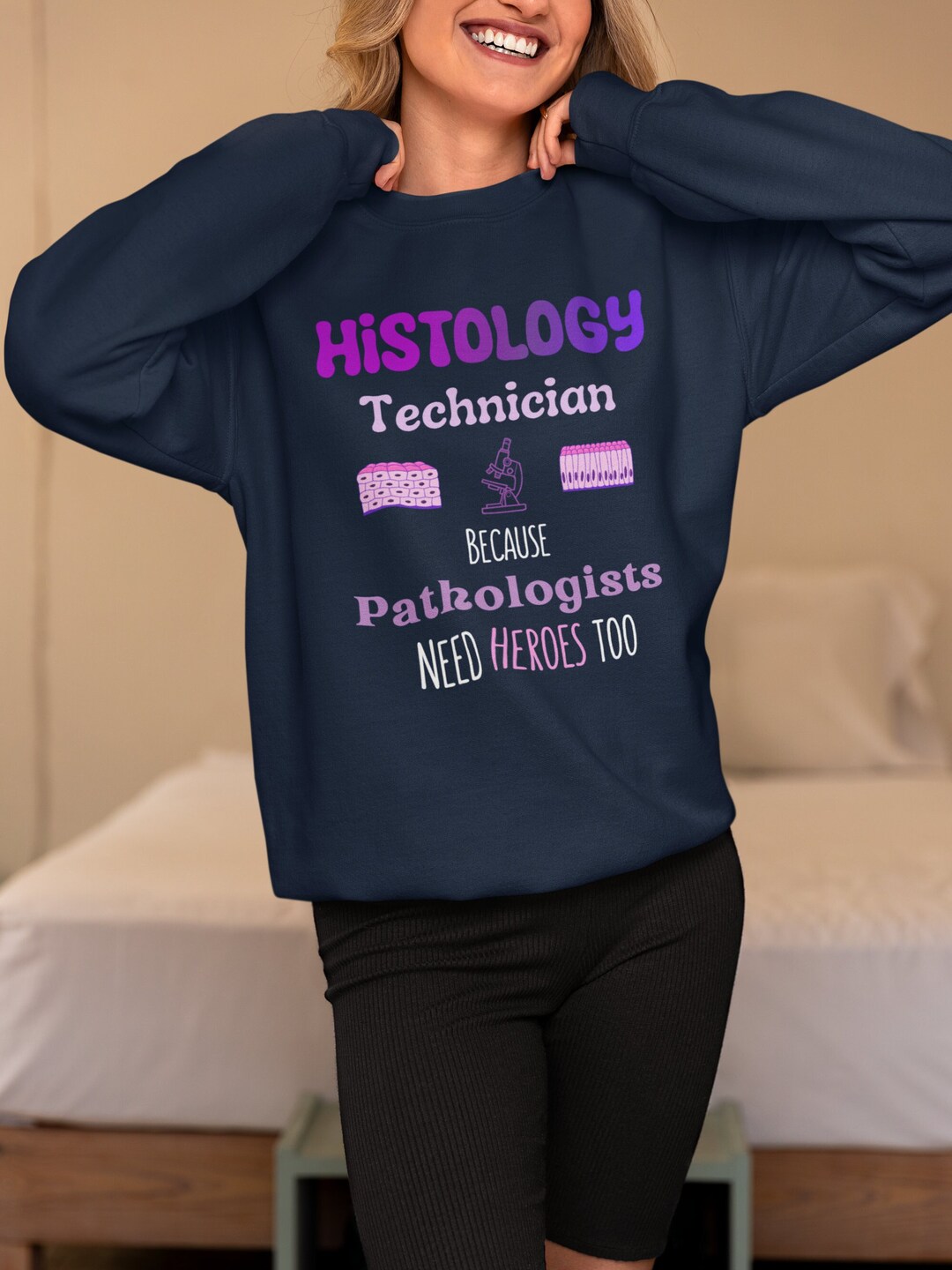 Histology Funny Sweatshirt, Histology Pathology Technician Sweater ...