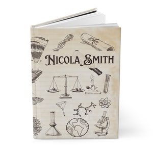 Personalized Retro Lab Notebook: Science Student Gift - Etsy