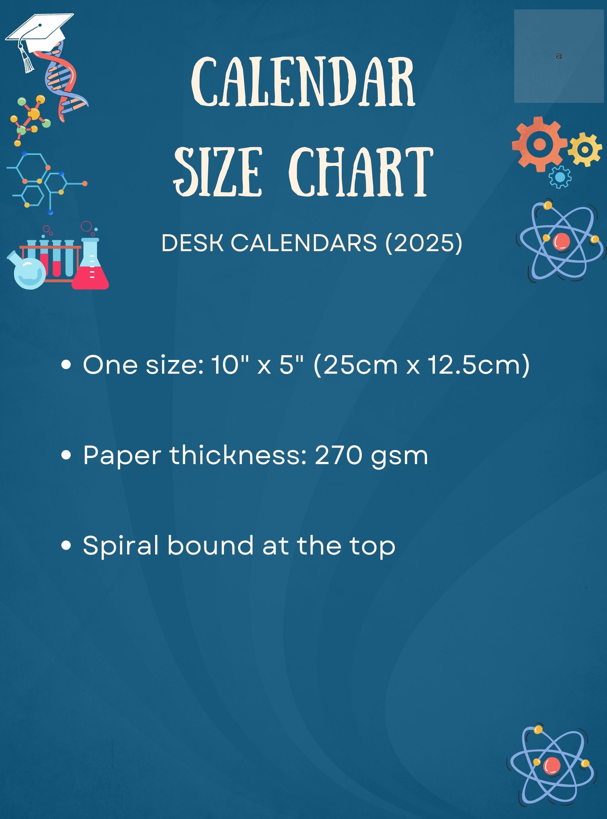 Chemistry Laboratory 2025 Desk Calendar, Biology Chemistry Laboratory ...