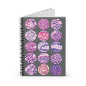 Histology Watercolor Spiral Notebook Women in Science Stem Journal ...
