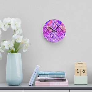 Histology Watercolor Clock: Pathology & Veterinary Office Decor - Etsy