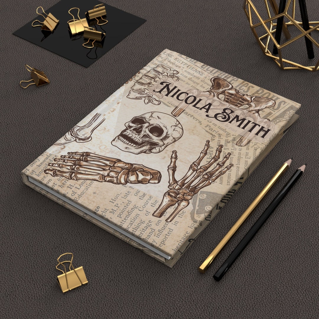 Personalized Radiology Journal: Retro Bone Sketchbook, Rad Tech Gift - Etsy