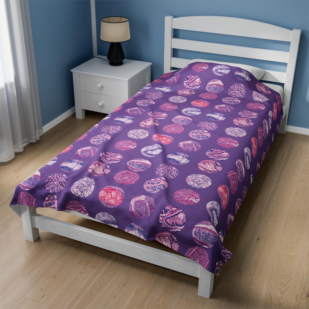 Pathology Art Blanket: Histology Watercolor Design, Medical Gift - Etsy