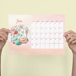 Calendar 2025 Printable Science Laboratory, Printable Monthly Planner ...