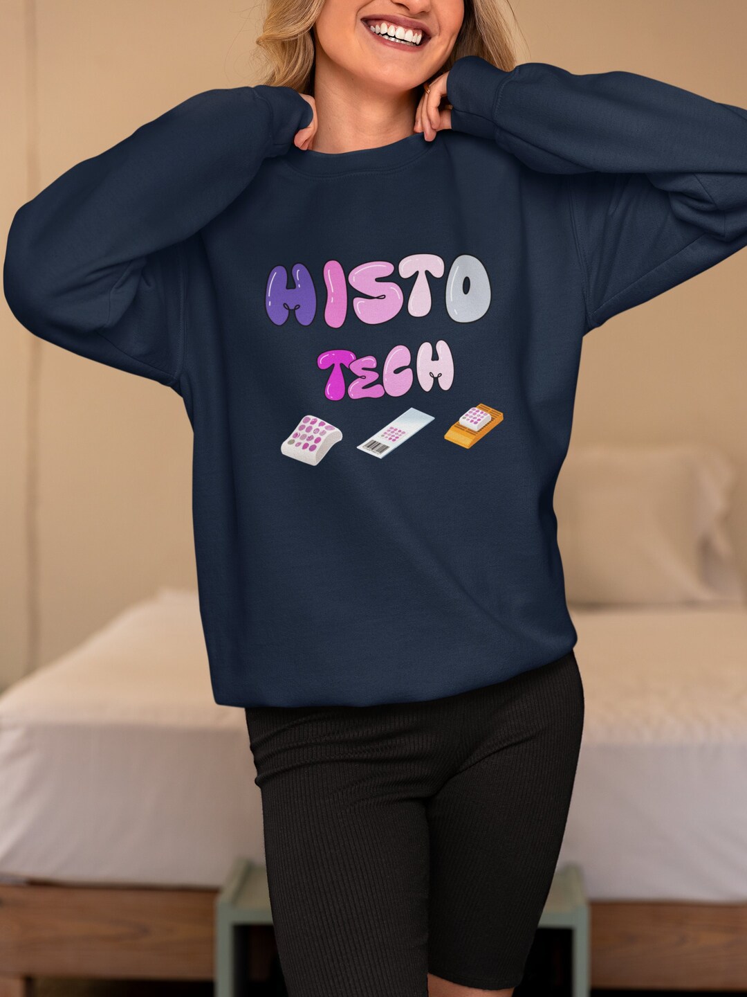 Histo Tech Sweater: Women in STEM, Medical Lab, Pathology Gift - Etsy