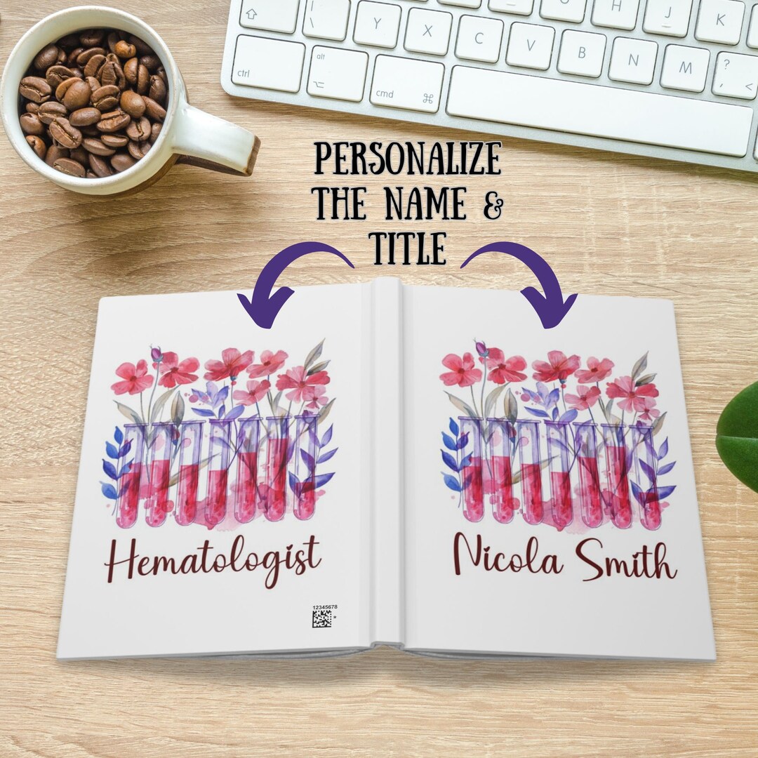 Phlebotomy Personalized Notebook, Custom Phlebotomist Nurse Journal ...