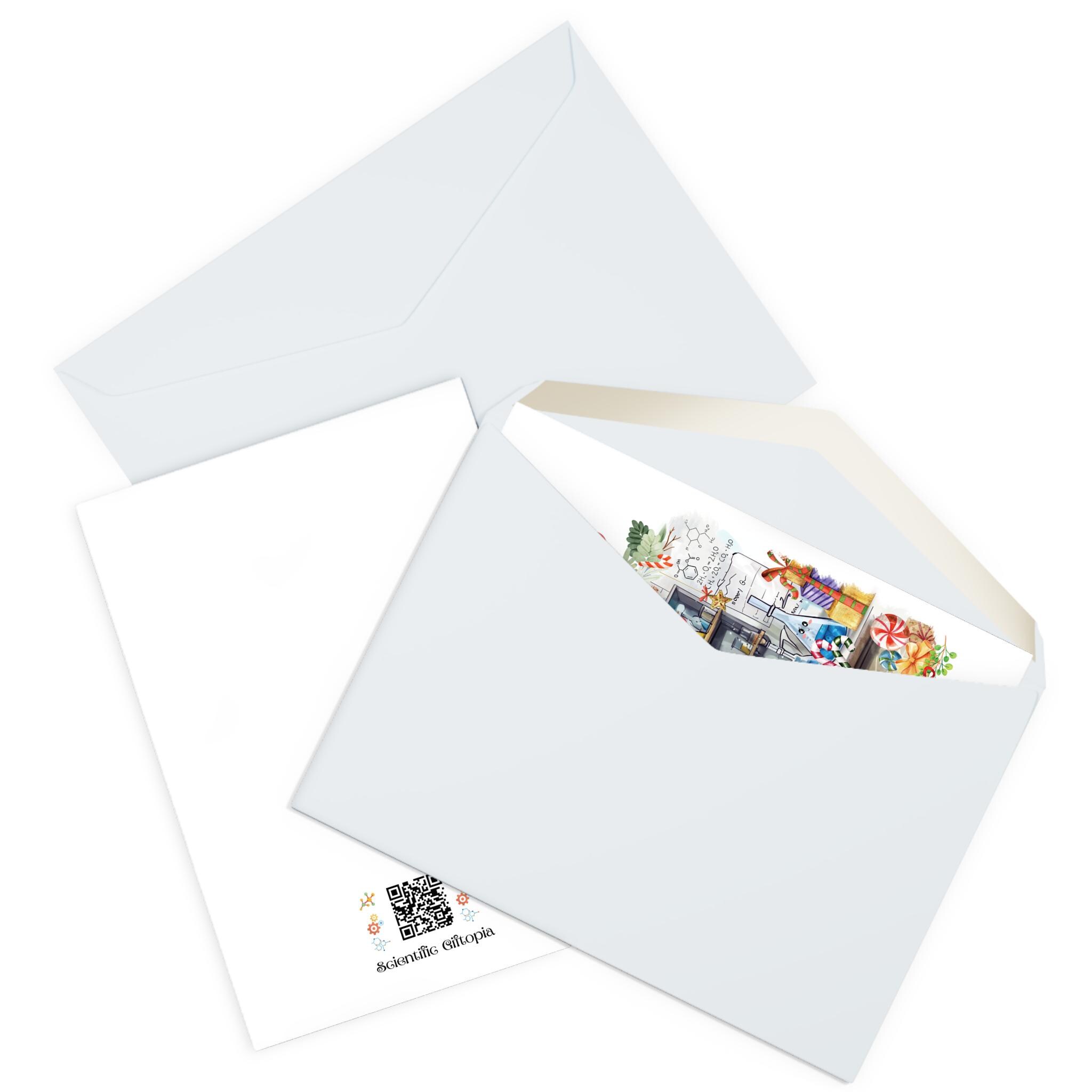 Laboratory Christmas Cards: Science Holiday Greeting Cards (set of 5 ...