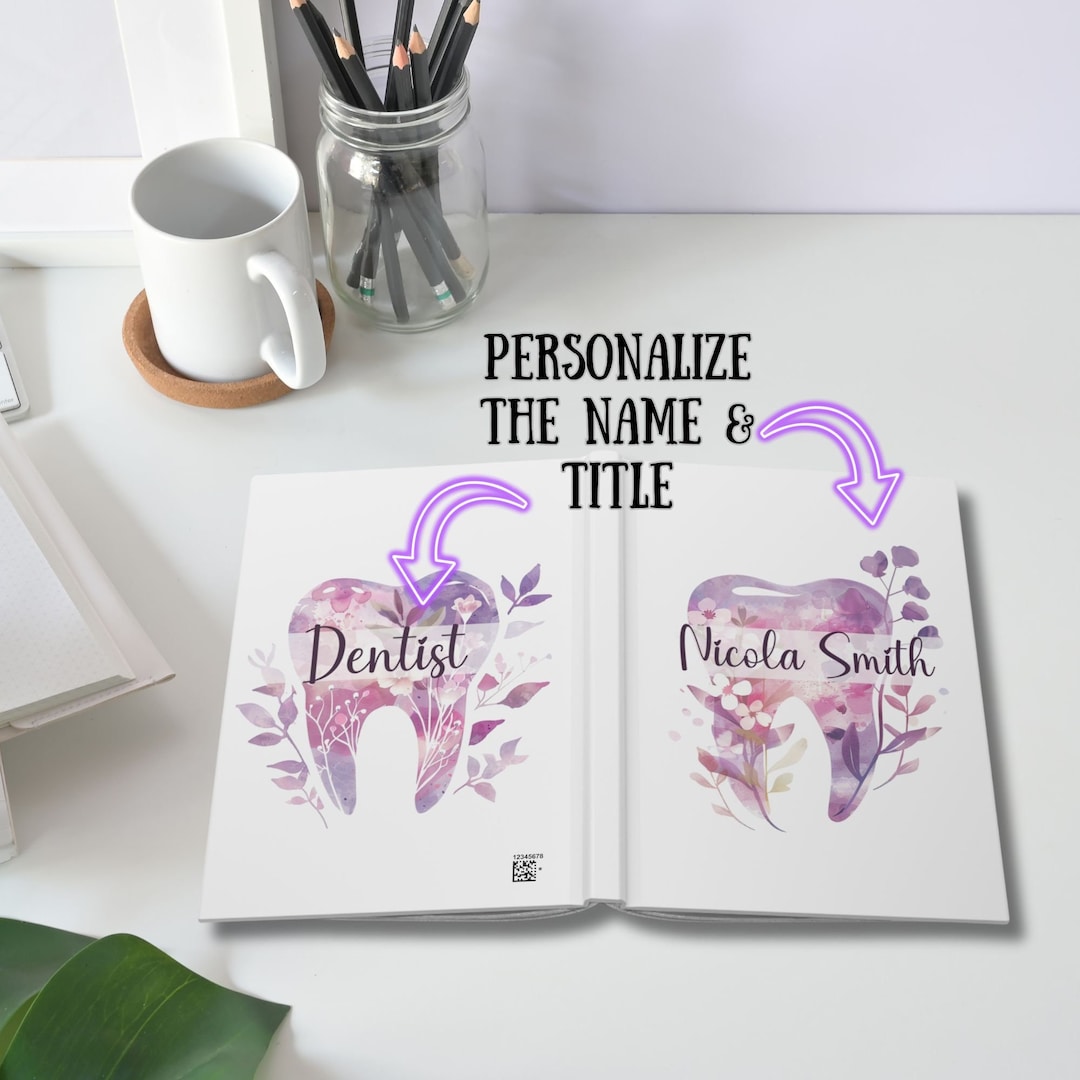 Dentist Personalized Notebook, Custom Gift for Dentists, Pediatric ...