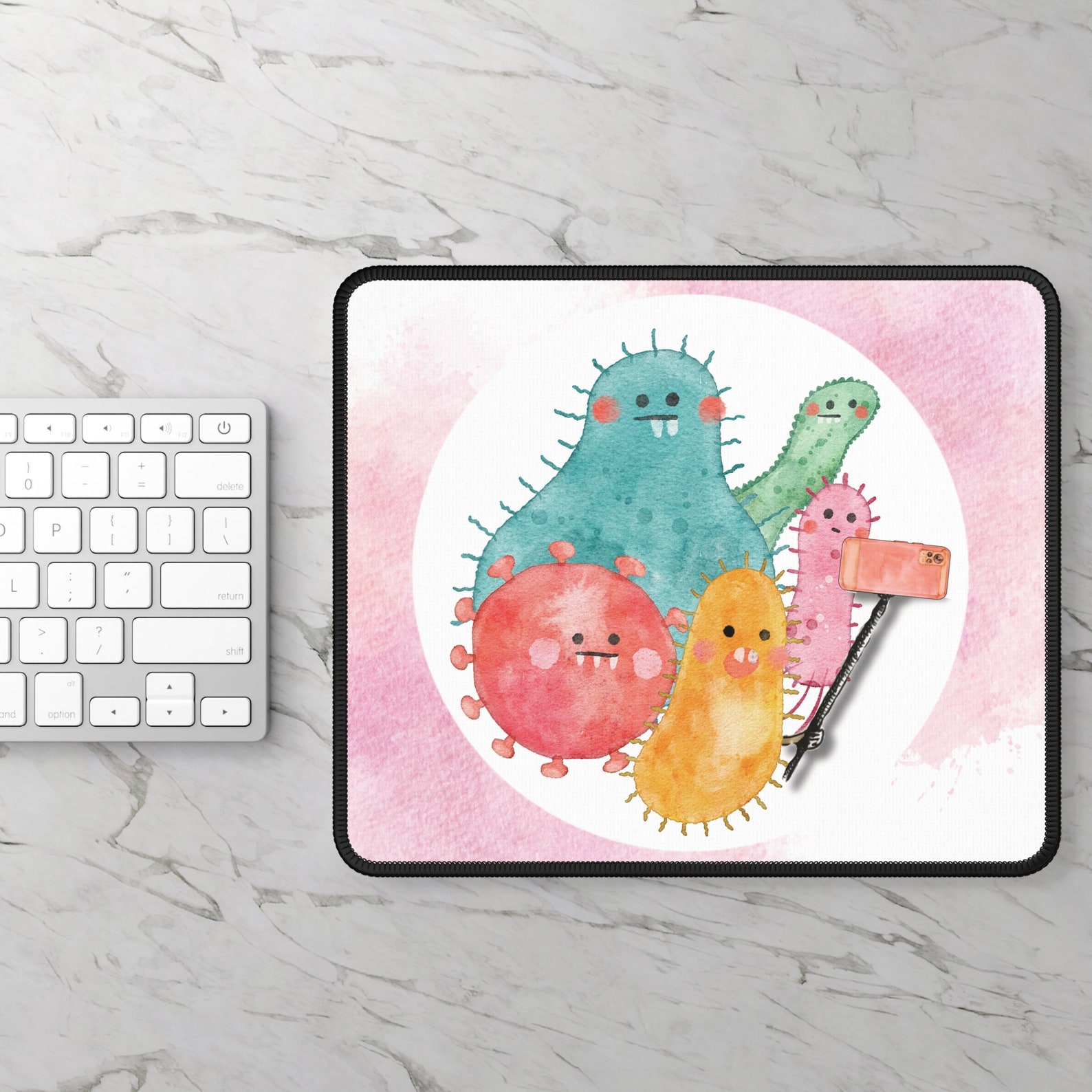 Bacteria Virus Selfie Mouse Pad: Funny Science Gift - Etsy