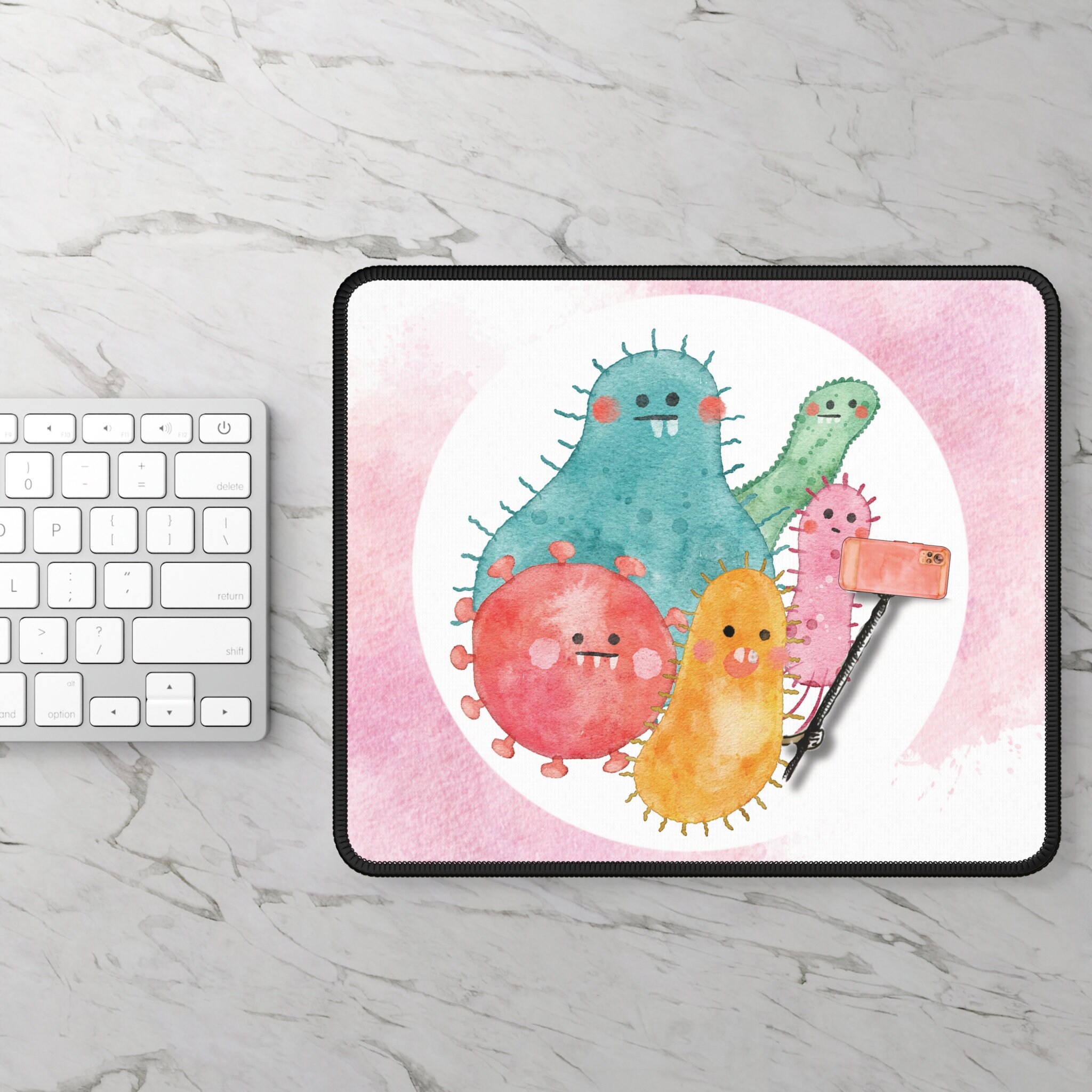 Bacteria Virus Selfie Mouse Pad: Funny Science Gift - Etsy