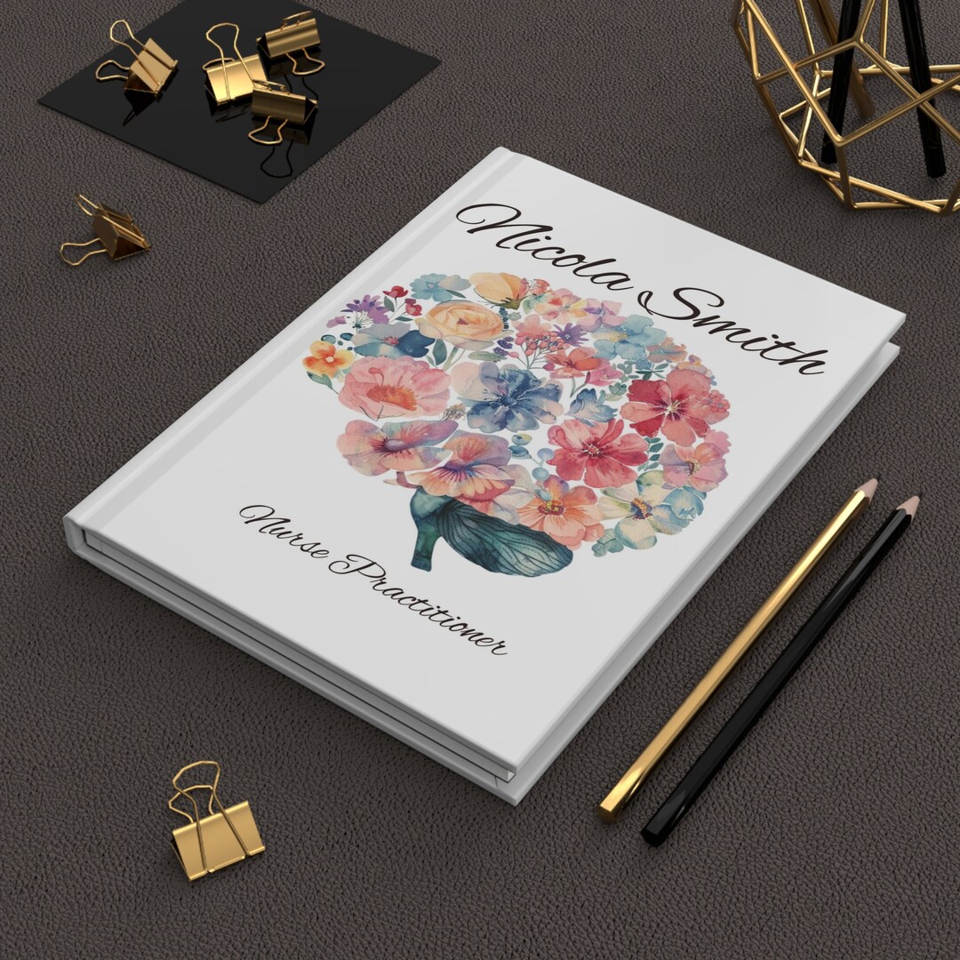 Floral Brain Anatomy Journal: Personalized Neurology Notebook - Etsy