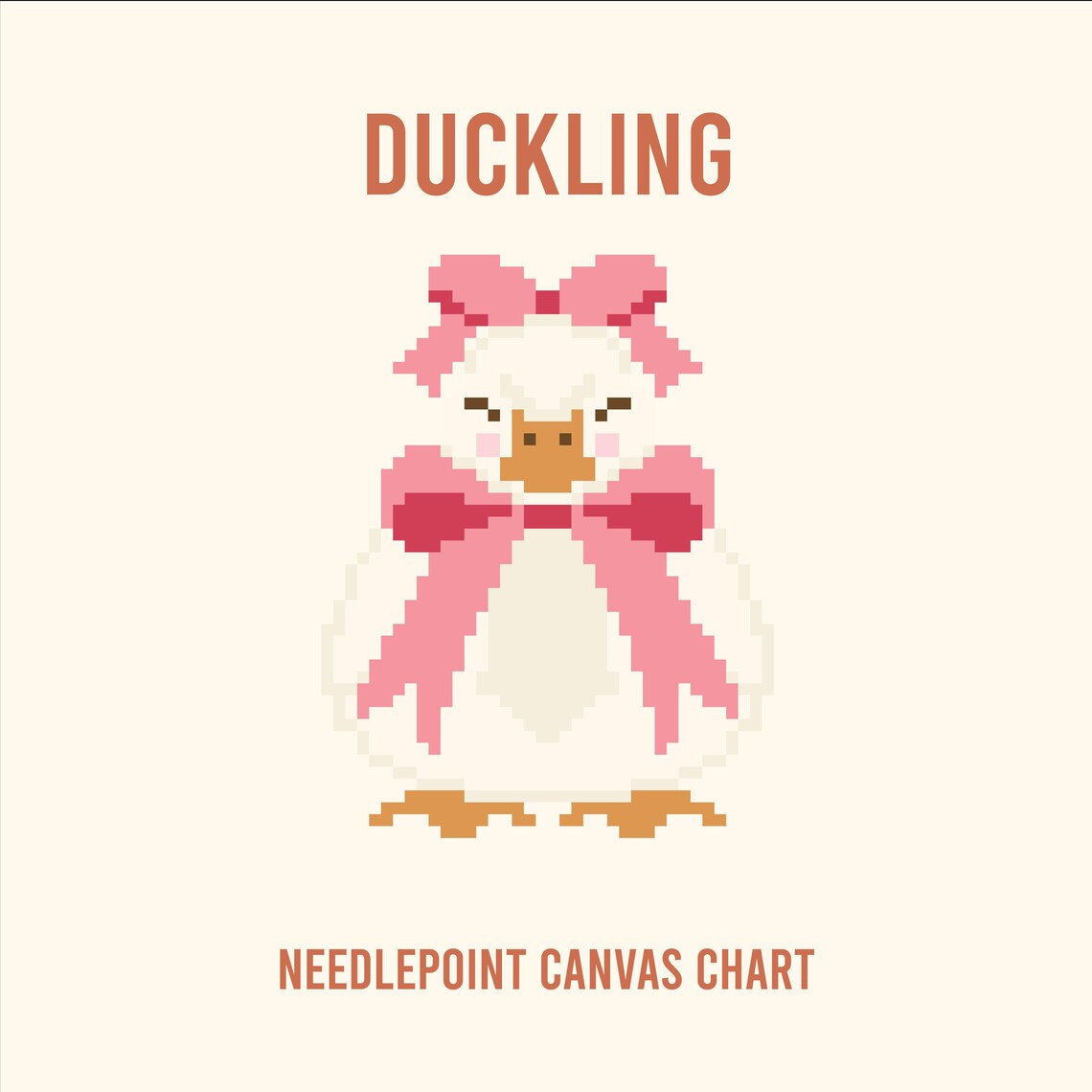 Duckling Needlepoint Chart - Etsy