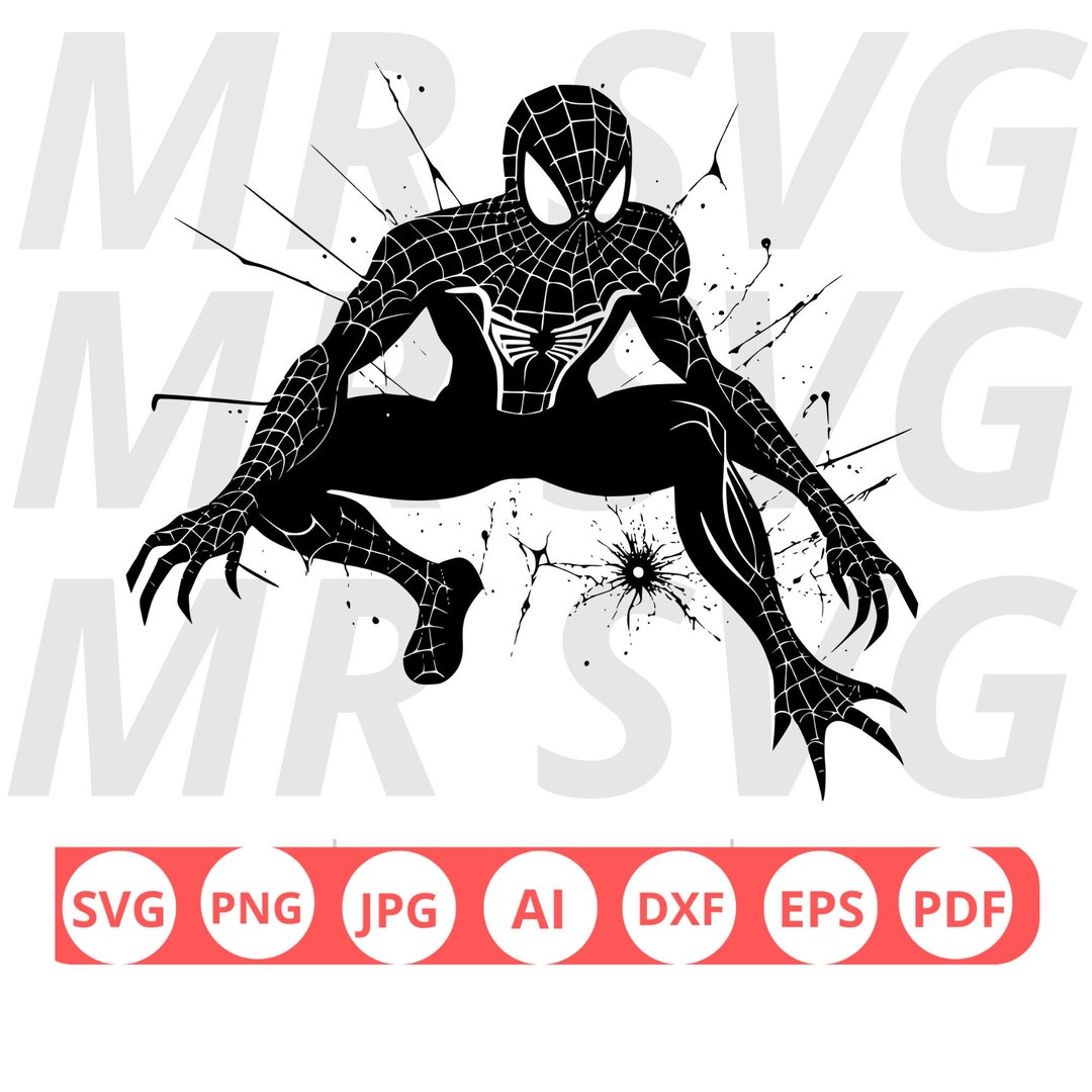 Spiderman Svg File , Spiderman Cricut Svg , Spiderman Cut File , Spider ...