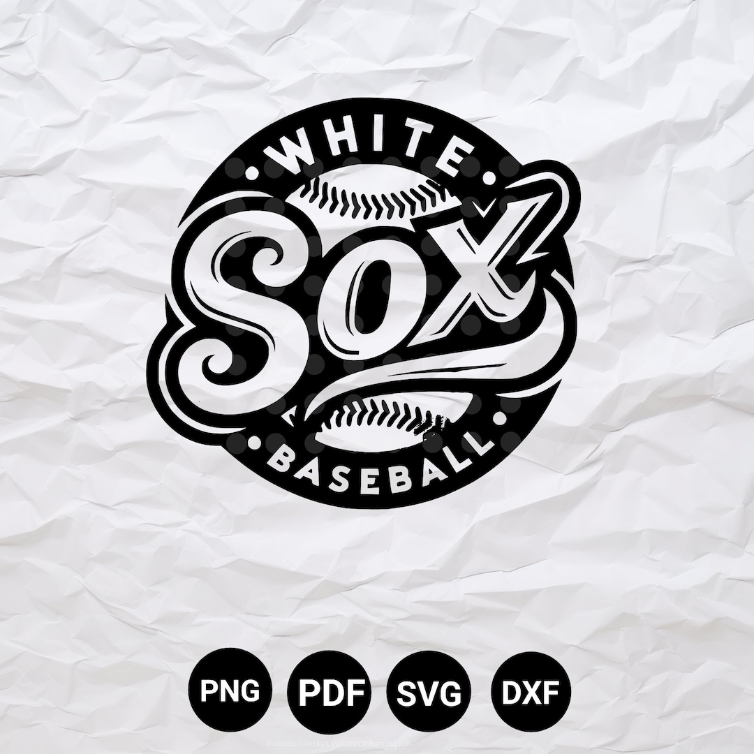 White Sox Svg , Baseball Cut File Cricut , White Sox Team Logo. Vector ...