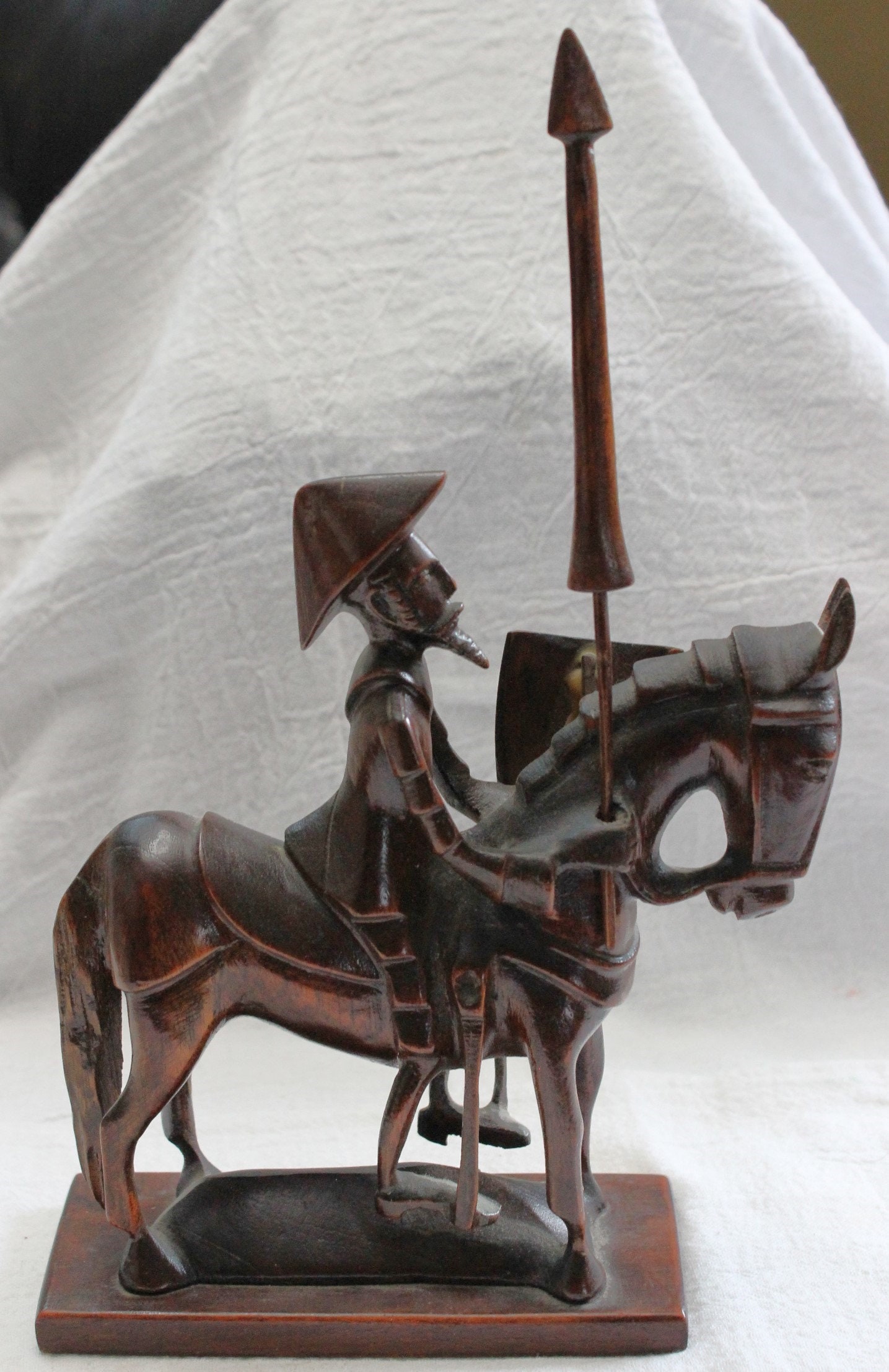 Don Quixote Wood Carving From Honduras - Etsy
