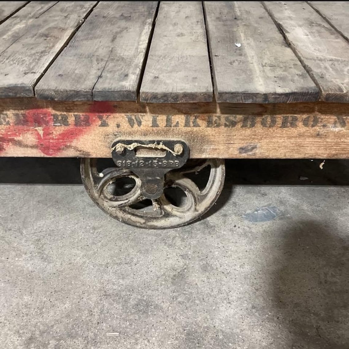 Vintage Industrial Heavy Duty Rail Carts (1900-1950) **will Required ...