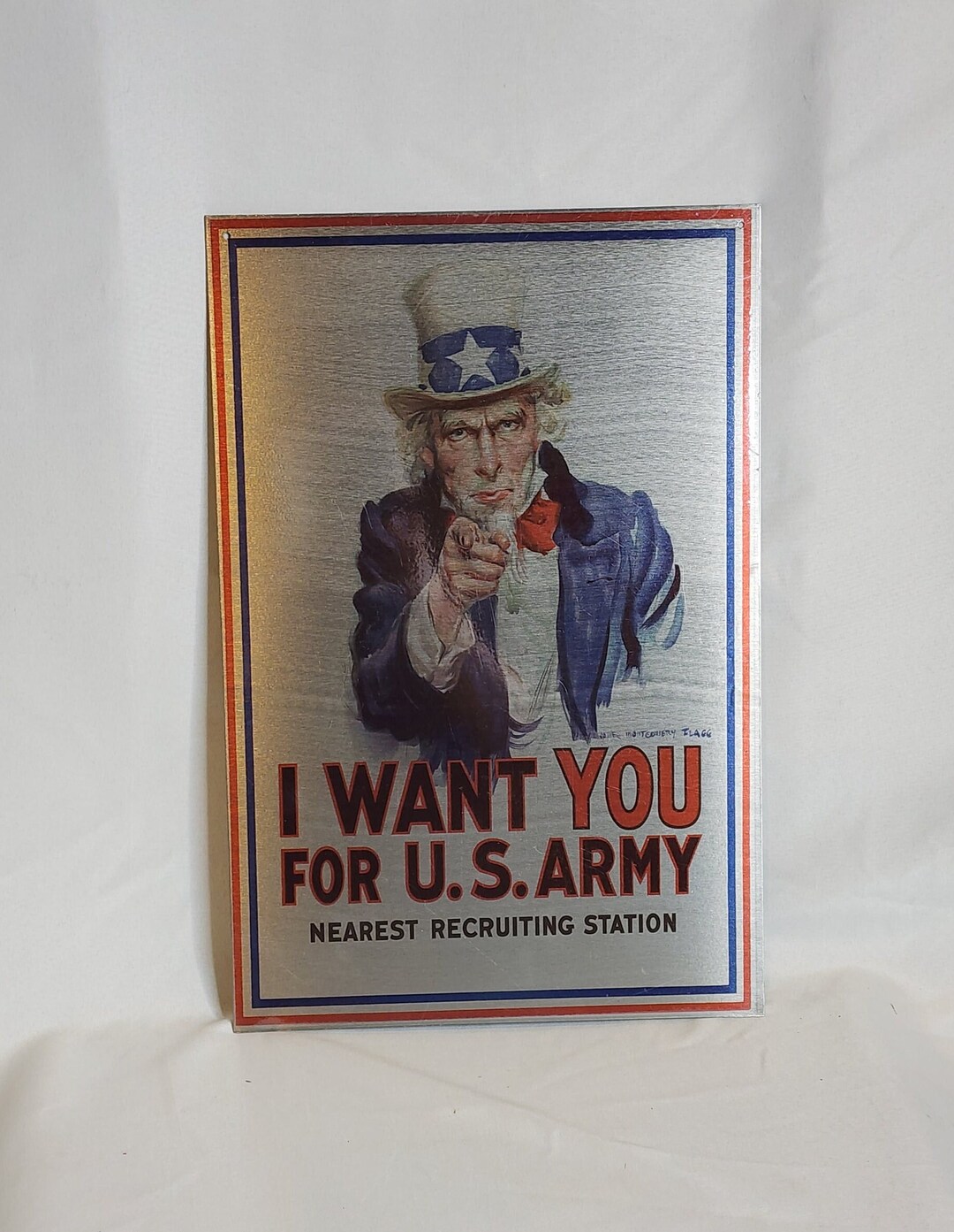 Vintage Style Military Metal Wall Art - Etsy