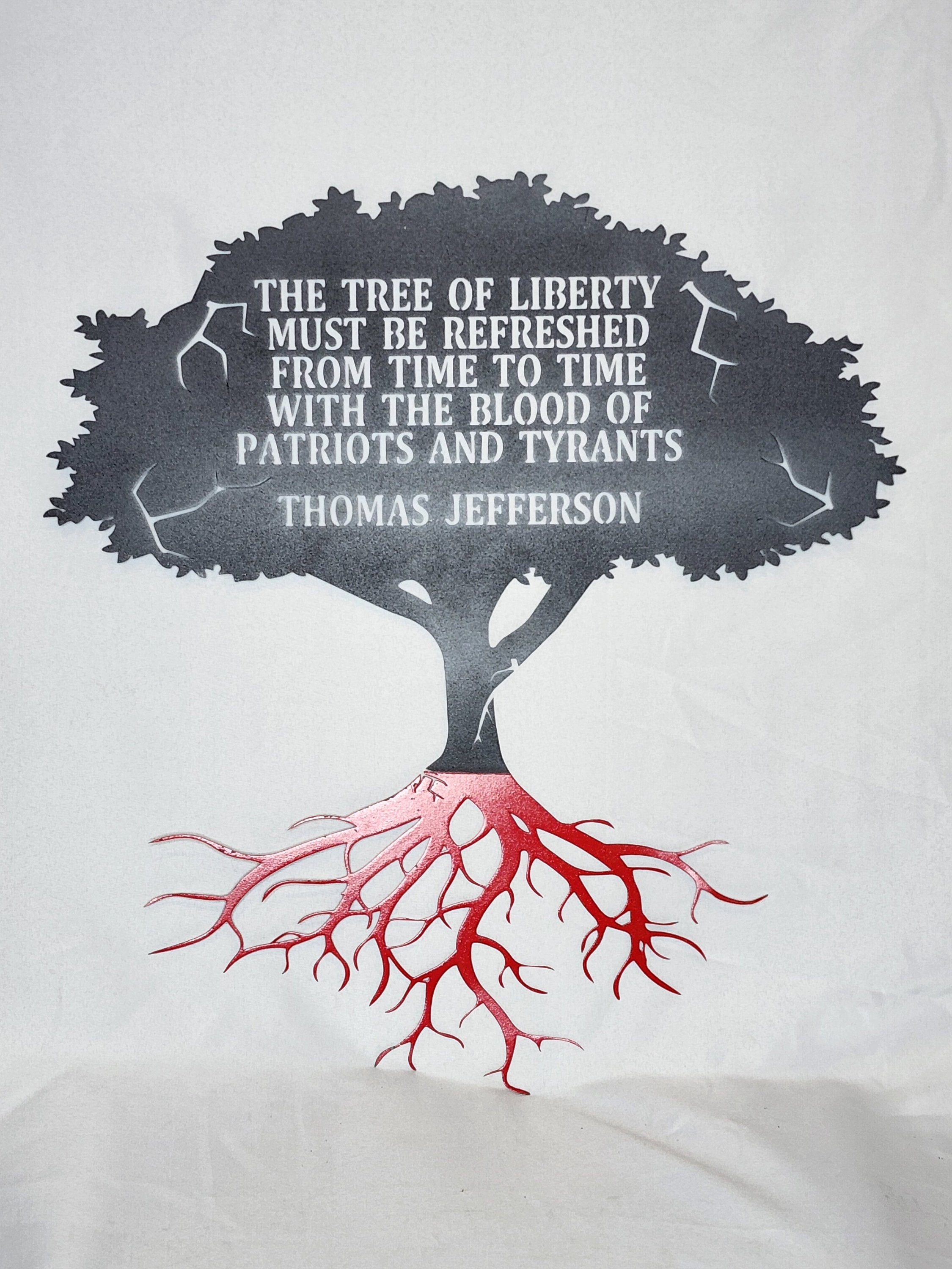 Tree of Liberty Metal Wall Art - Etsy