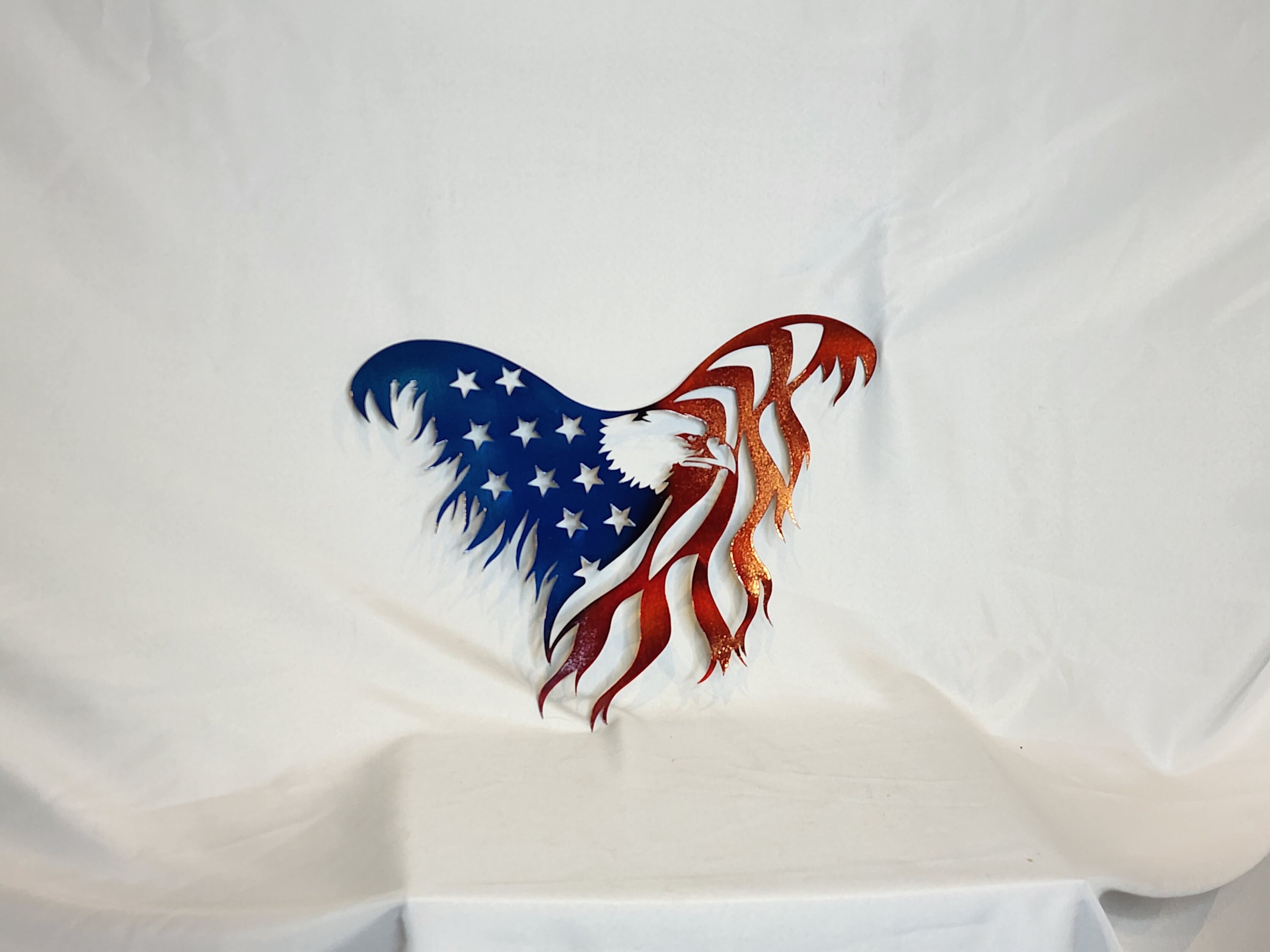 Tattered America Eagle Flag - Etsy