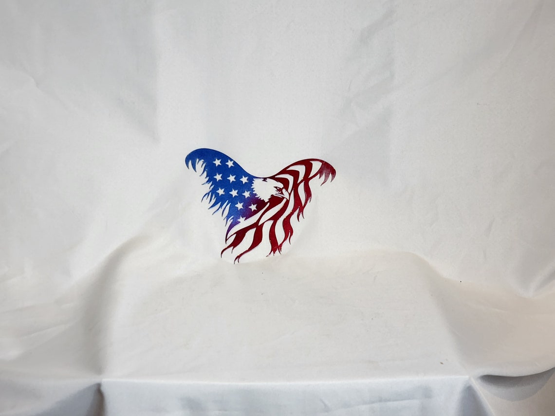 Tattered America Eagle Flag - Etsy
