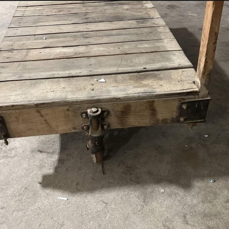 Vintage Industrial Heavy Duty Rail Carts (1900-1950) **will Required ...