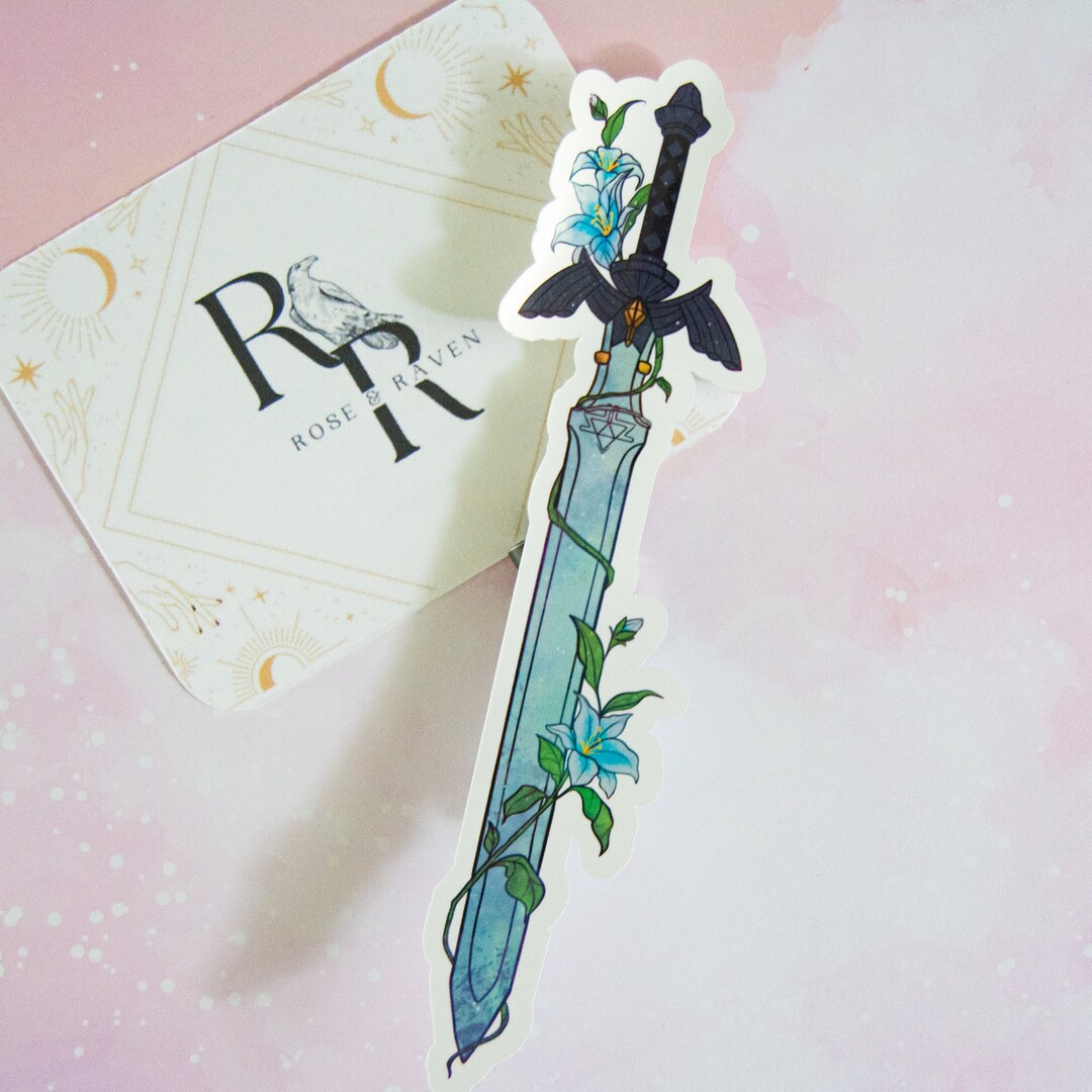 TOTK Sword and Silent Princess Vinyl Sticker - Etsy