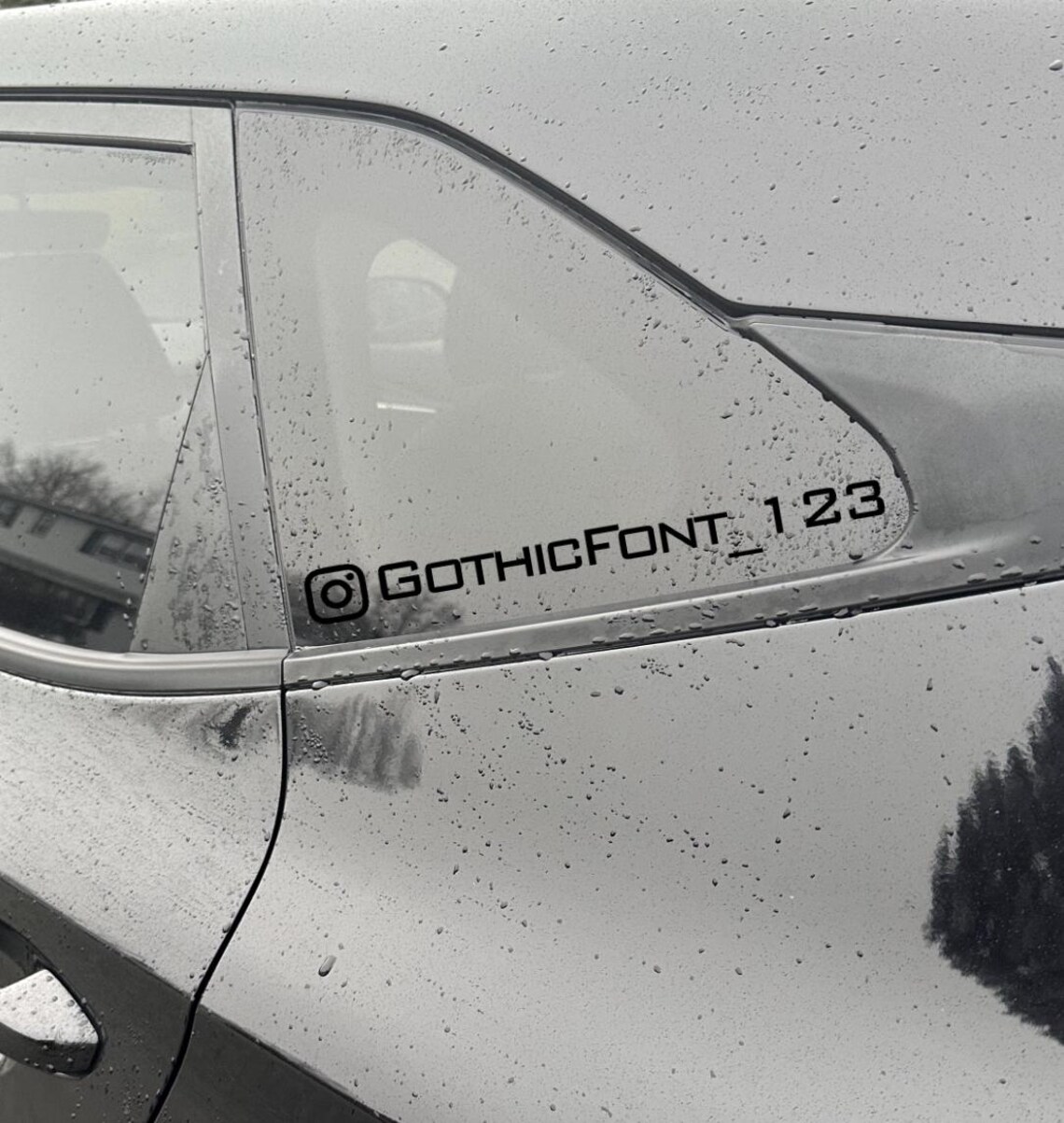 Custom Instagram Car Vinyl Decal - Etsy