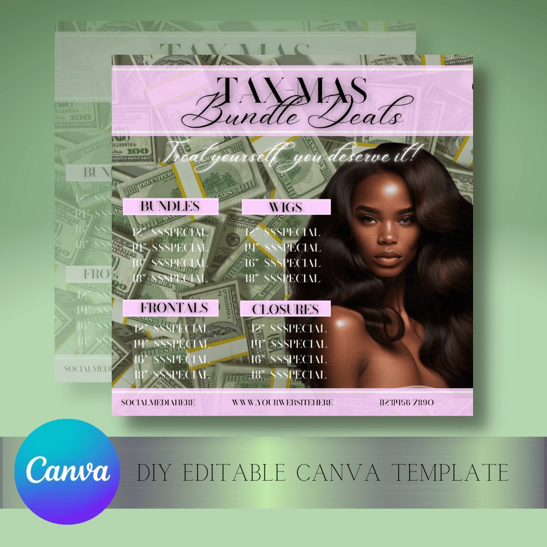 Tax Season Special Flyer, Tax Szn Sale, Sale E-flyer, Tax Refund Sale ...