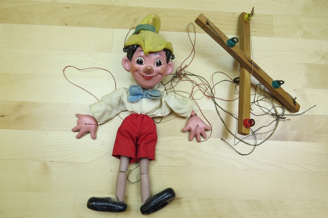 Vintage Pinocchio Puppet - Etsy