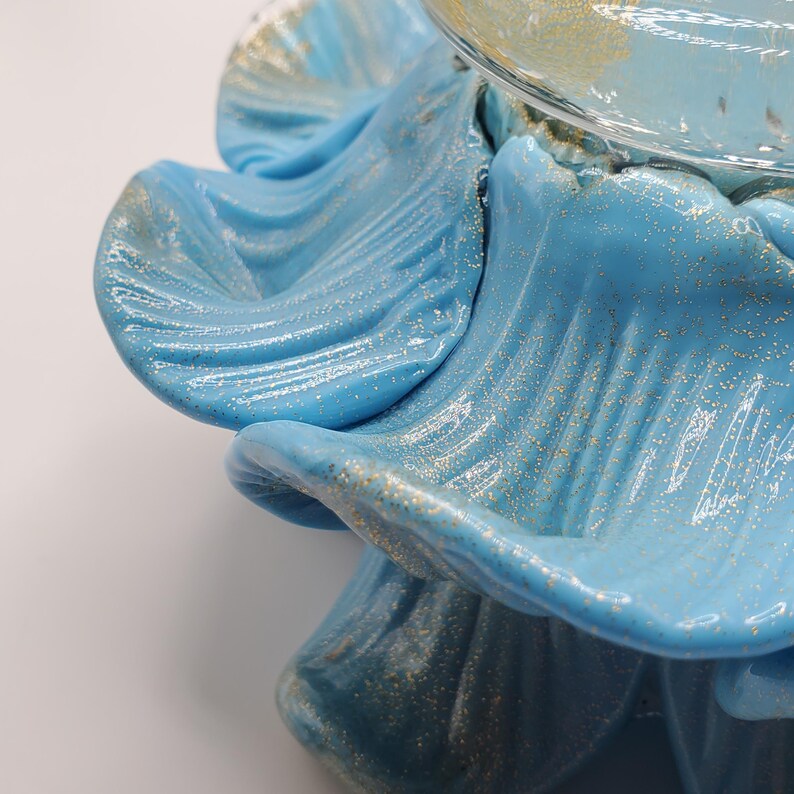 Art Glass Vase Artist Carole Stupell Vase Vintage Glass Flower Vintage ...