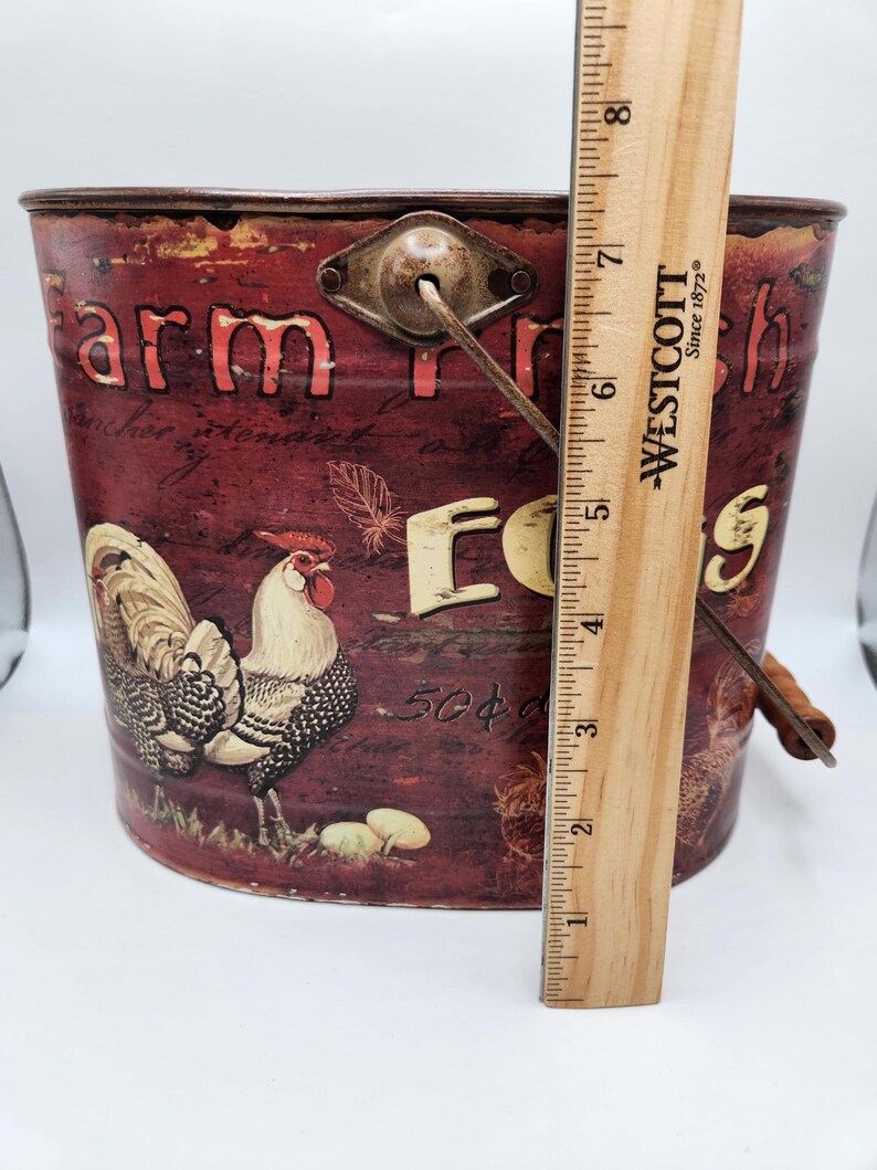 Farmhouse Planter - Metal Egg Bucket, Country Décor - Etsy