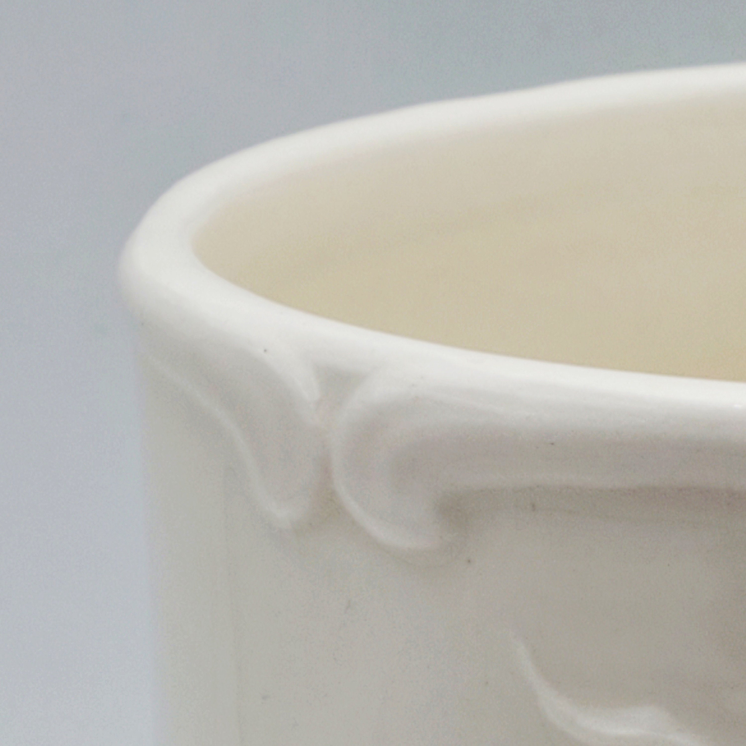 Lefton China Cache Pot White China Planter Upcycled Cannister Lefton ...