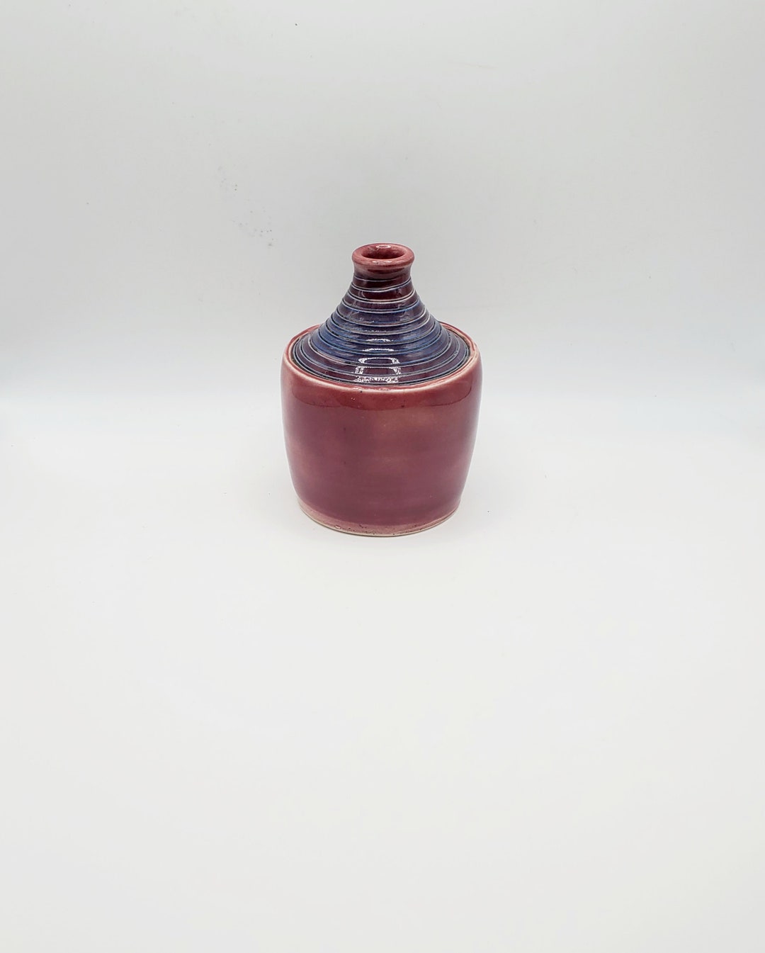 Artist DL Davis Signed Pottery - Little Jug Vase - Unique Handmade Vase ...