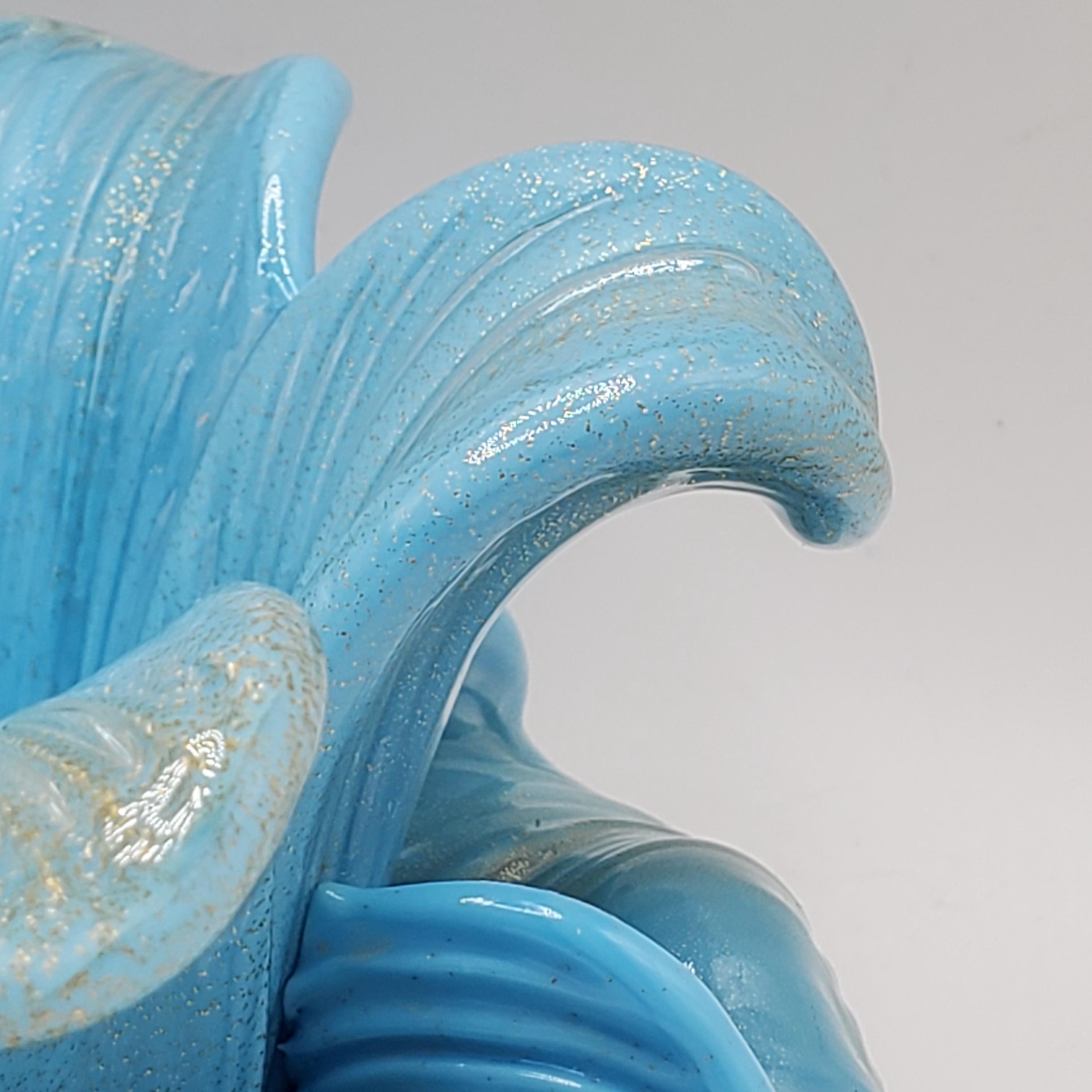 Art Glass Vase Artist Carole Stupell Vase Vintage Glass Flower Vintage ...