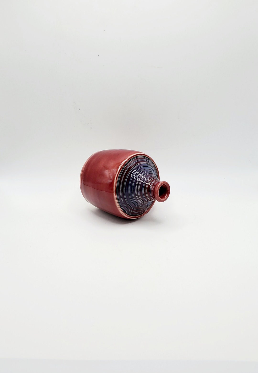 Artist DL Davis Signed Pottery Little Jug Vase Unique Handmade Vase - Etsy