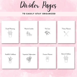 Home Management Binder, Household Binder, Home Binder, Printable ...