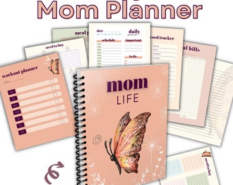 Working Mom Planner, Work Planner, Mom Planner, Busy Mom, Mom Organizer ...