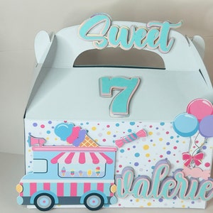 Ice Cream Gable Box - Etsy