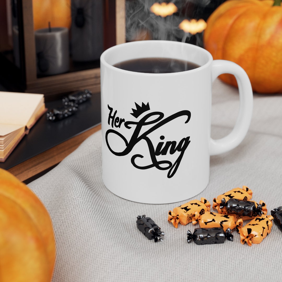 Her King Mug Taza Personalizada Her King Mug Tasa Su Rey Mug 11oz ...
