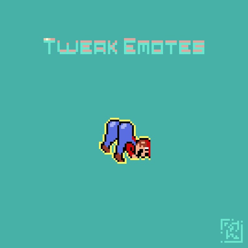 Animated Emote Twerking Mario - Etsy