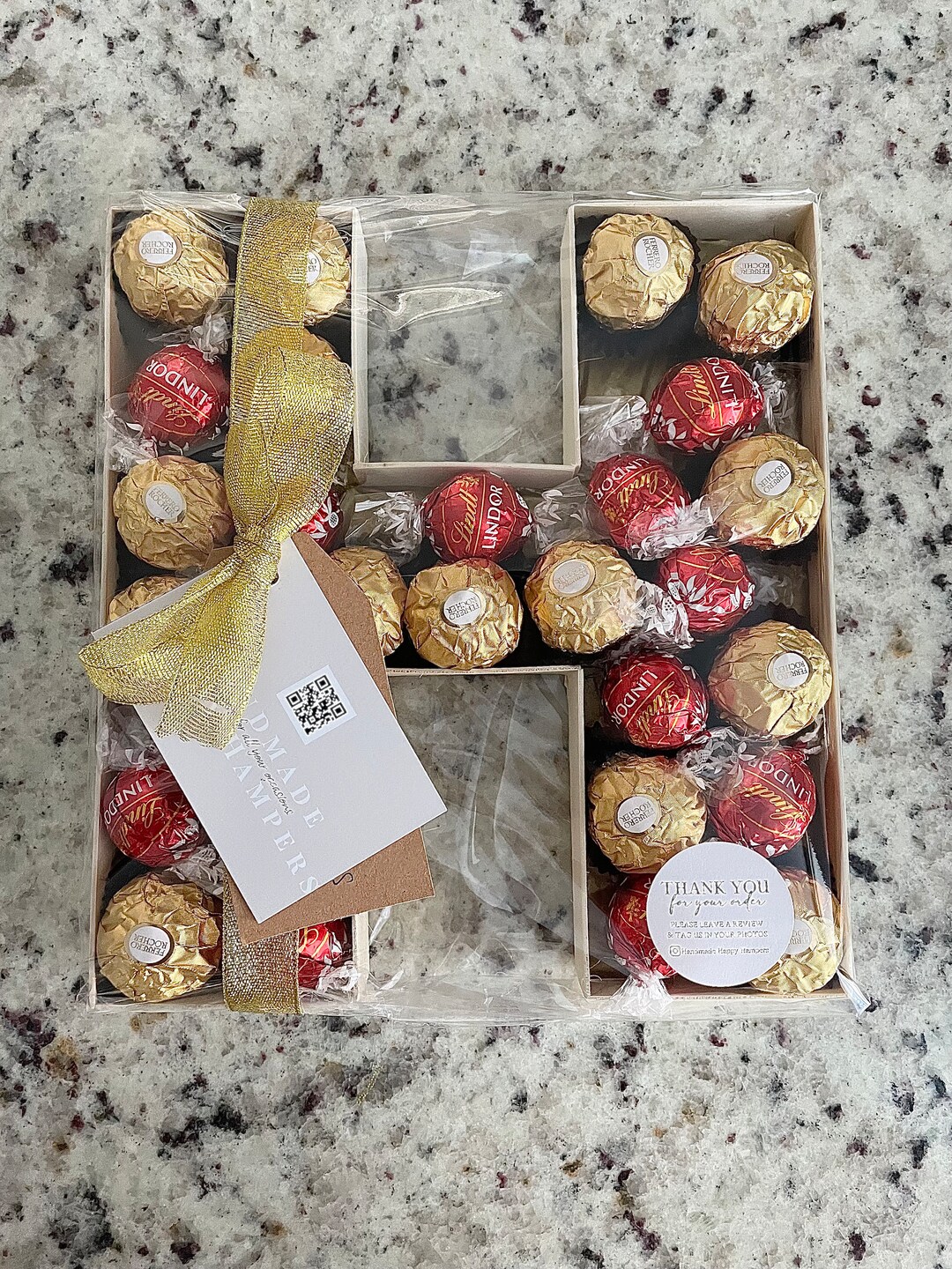 Ferrero Rocher & Milk Chocolate Lindor Filled Letters - Etsy