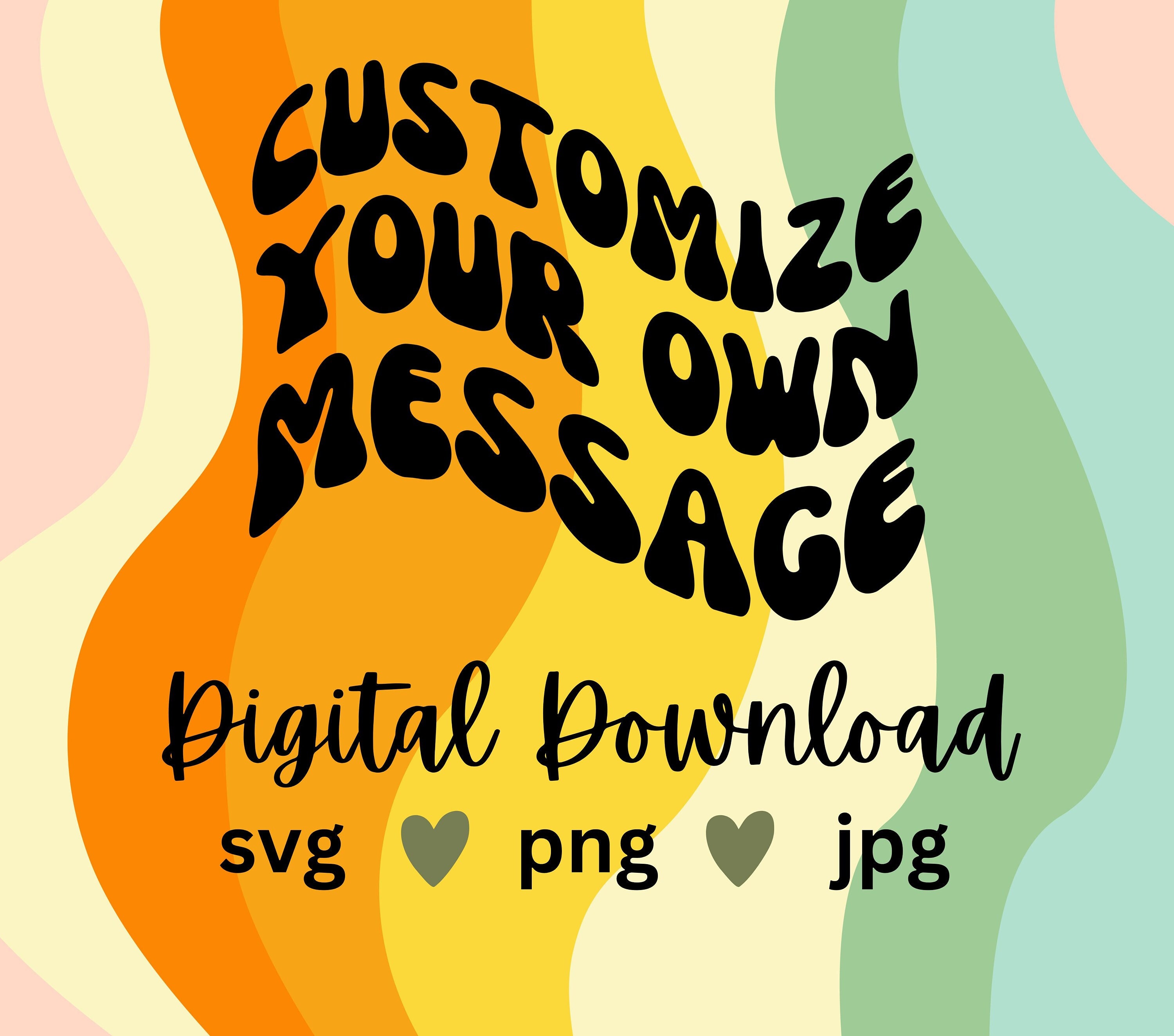 Custom Wavy Text Svg, Custom Wavy Letters Svg, Custom Wavy Font Svg ...